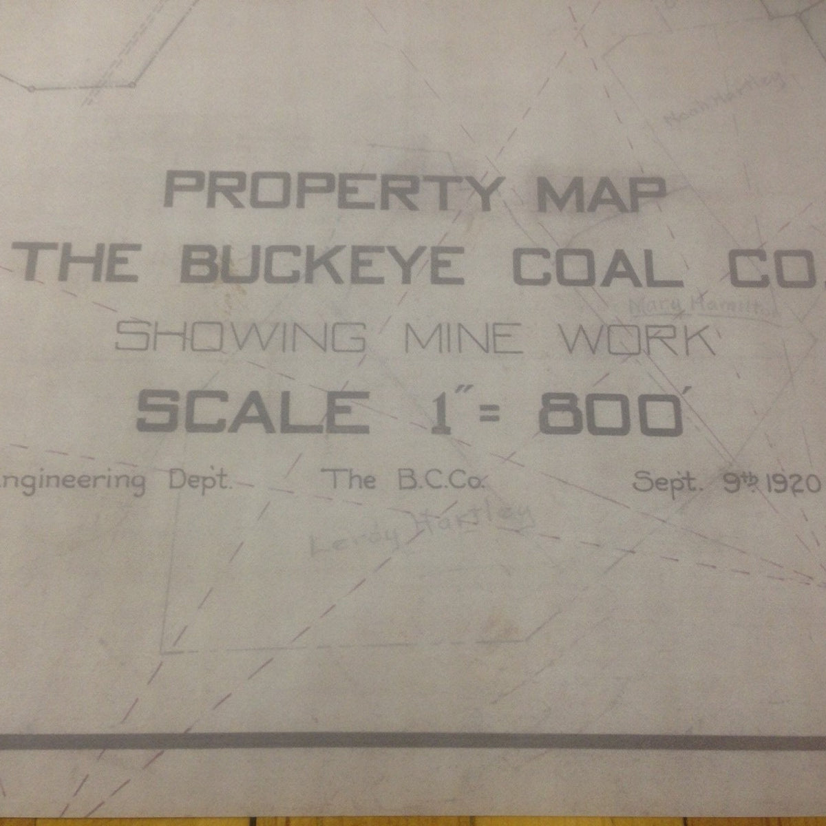 1920 Nemacolin Mine Map Carmichaels Greene County Pa – Genealogical ...