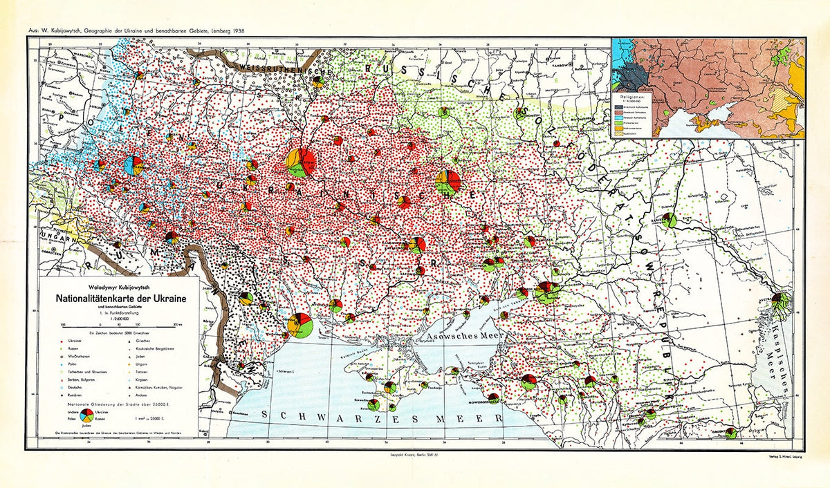 1939 Map of Ukraine WW2 – Genealogical Surveyor