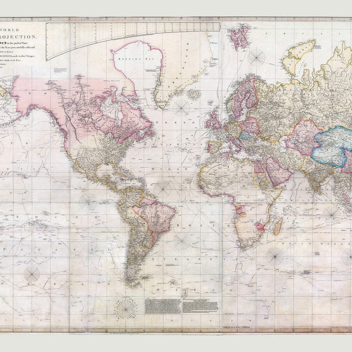 1808 Map of the World – Genealogical Surveyor
