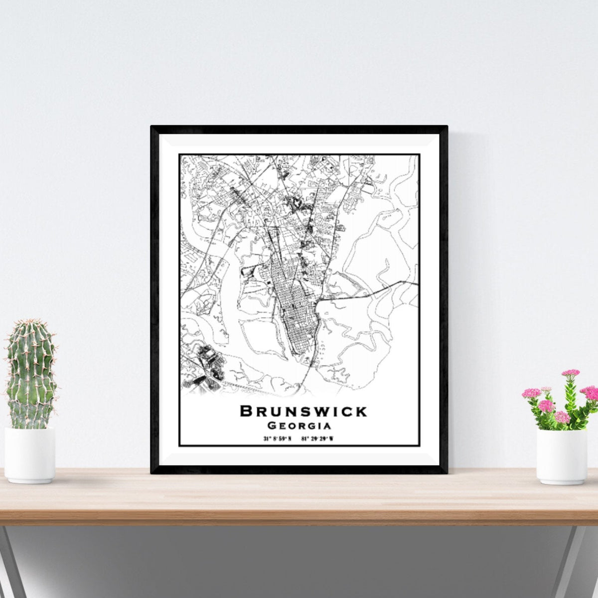 Brunswick Georgia Map – Genealogical Surveyor