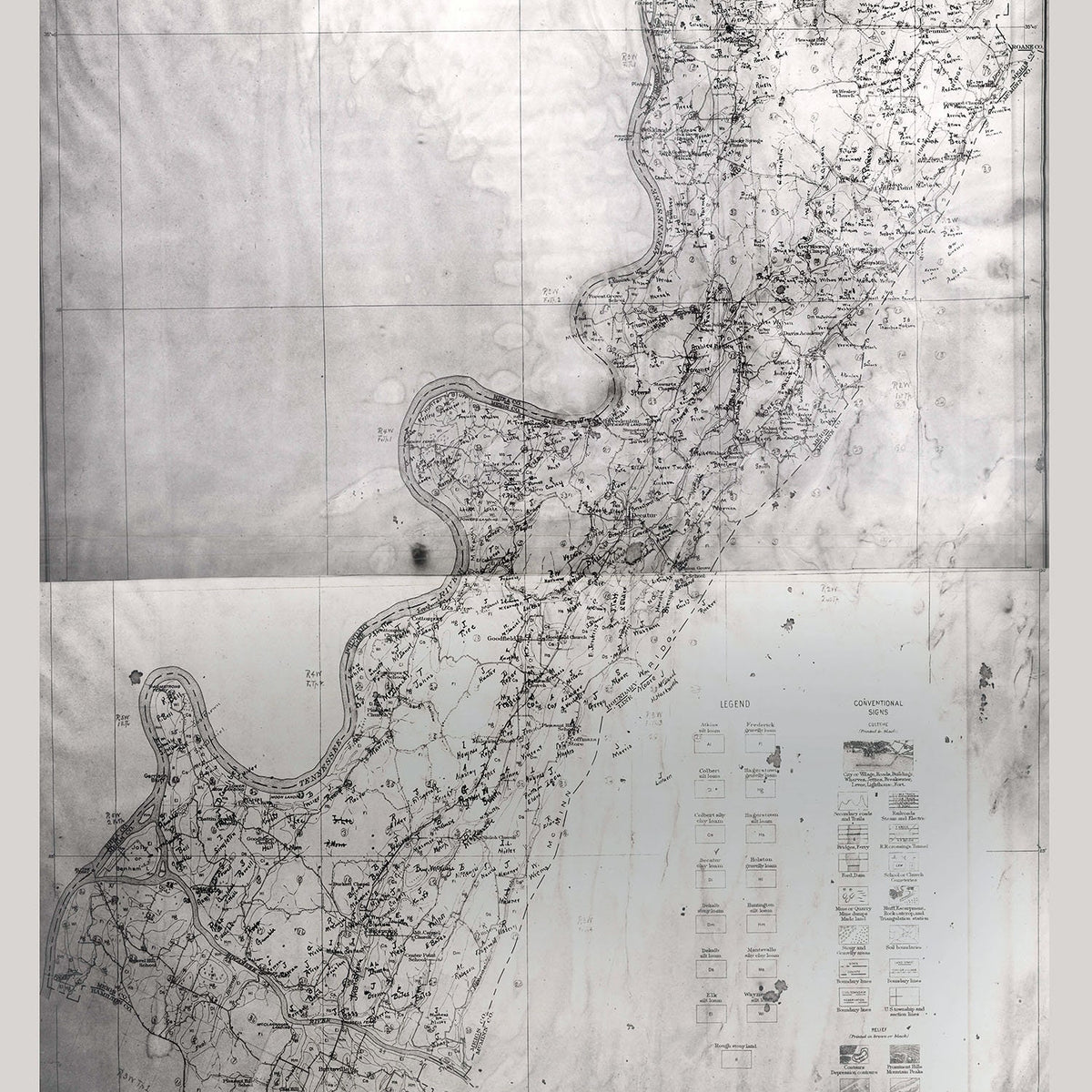 1826 Map of Rhea County Tennessee – Genealogical Surveyor
